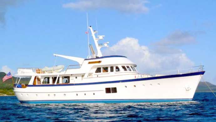 Pocket superyacht Anoatok sold by Merle Wood